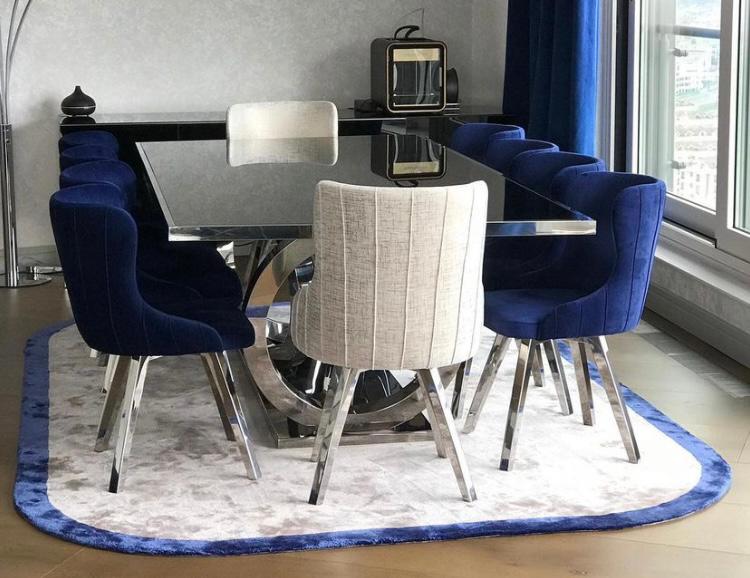 Carpets made in Tencel, Viscose, Lycell and Bamboo silk