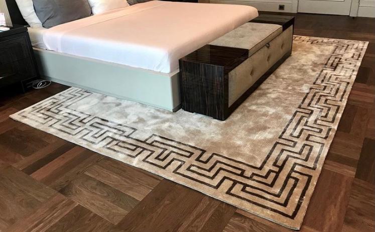 Carpets made in Tencel, Viscose, Lycell and Bamboo silk
